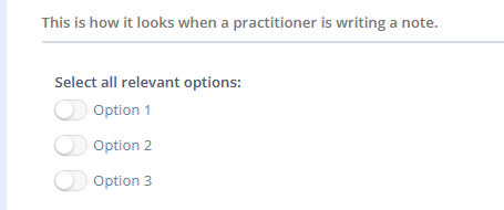 Creating a Session Note Template